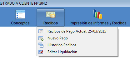 Editar una liquidación